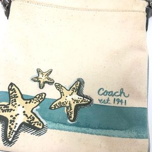Coach | Bags | Coach Beach Crossbody Canvas Bag | Poshmark